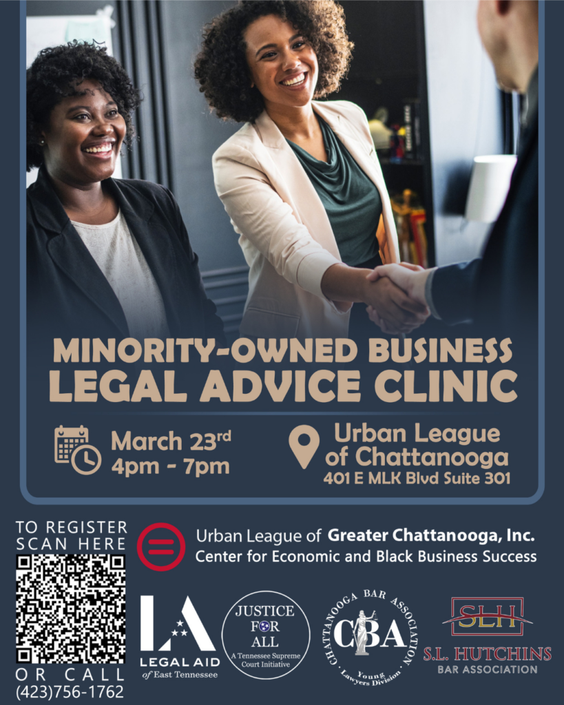 Minority-Owned Business Legal Advice Clinic – Legal Aid of East Tennessee